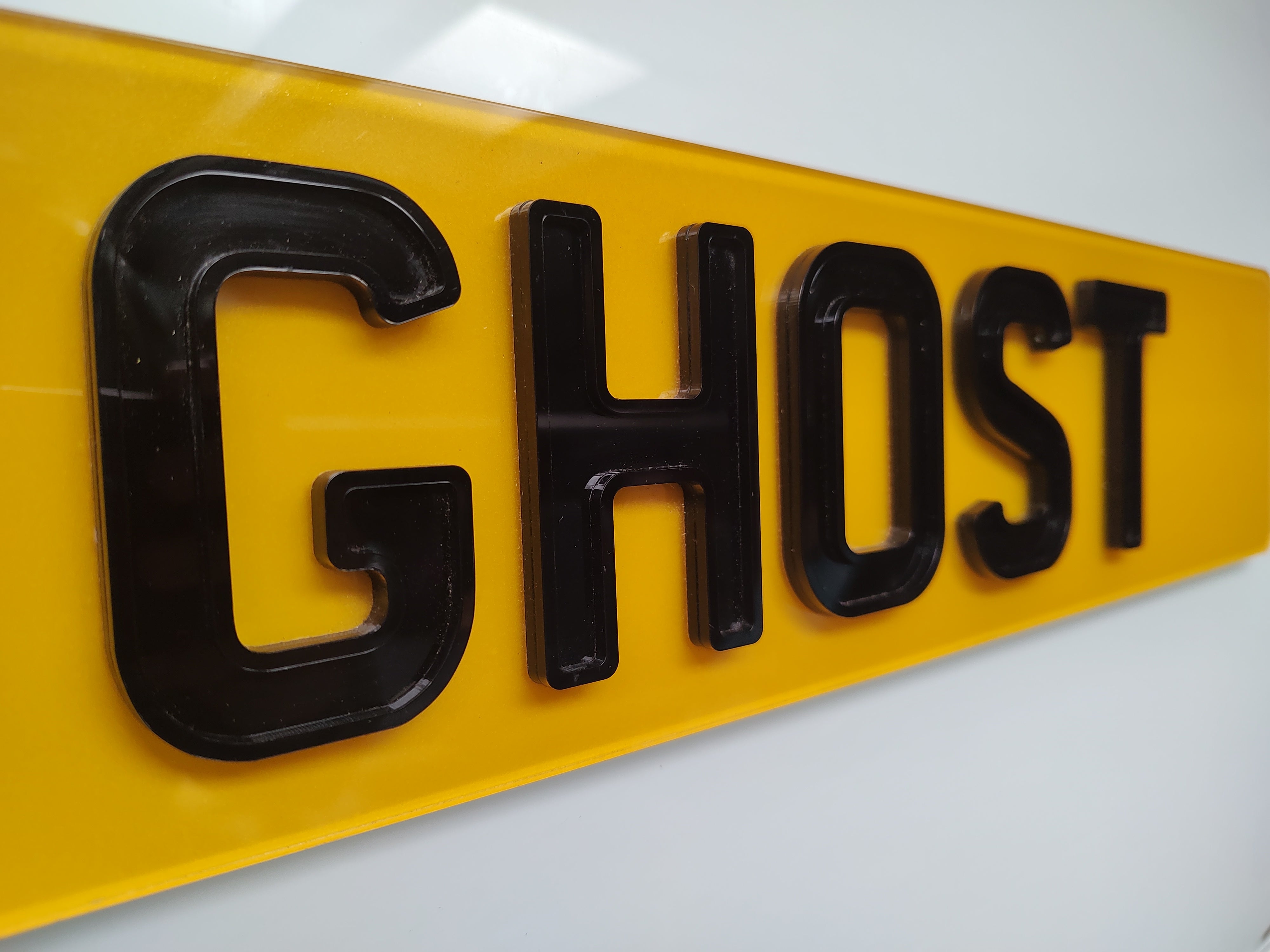 Ghost Car/Bike plates – Leigh Number Plates